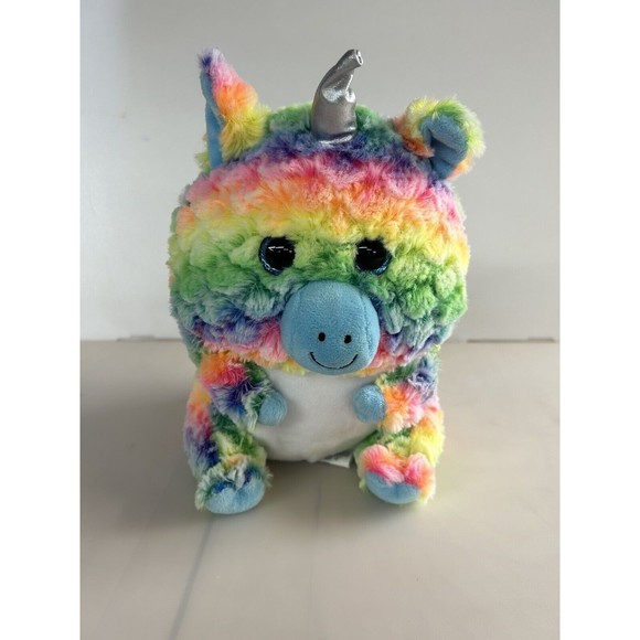 Nanco | Toys | Nanco Belly Buddy Chubby Unicorn Plush Rainbow Plush ...